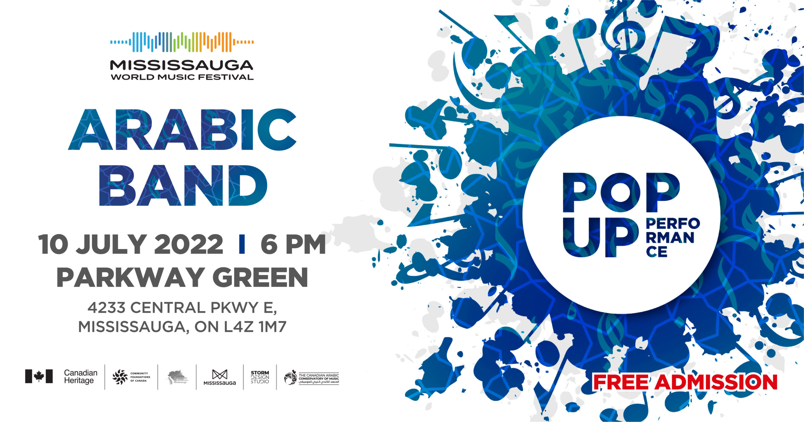 Popup: Arabic Band July 10 – Canadian Arabic Orchestra